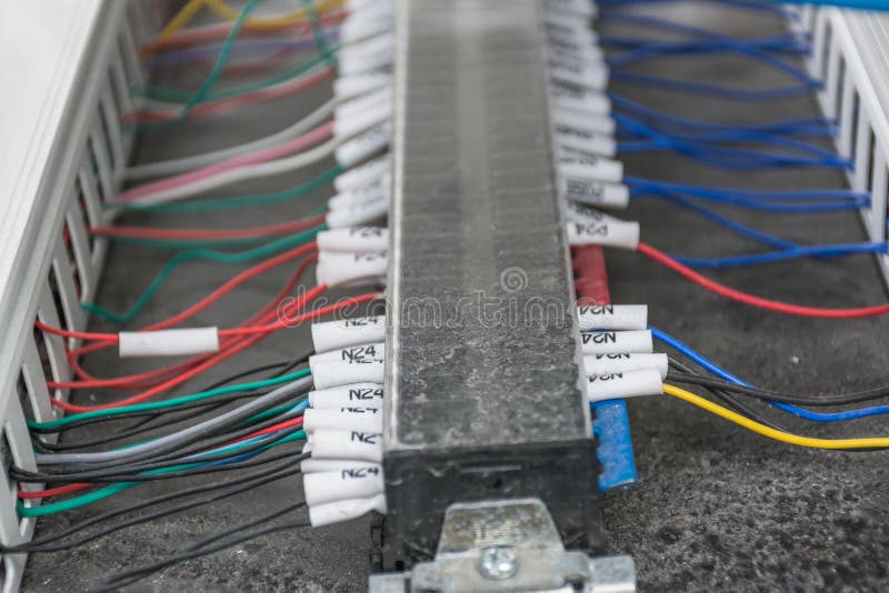 Cable Joints and Control System Pressure Stock Photo - Image of touch ...