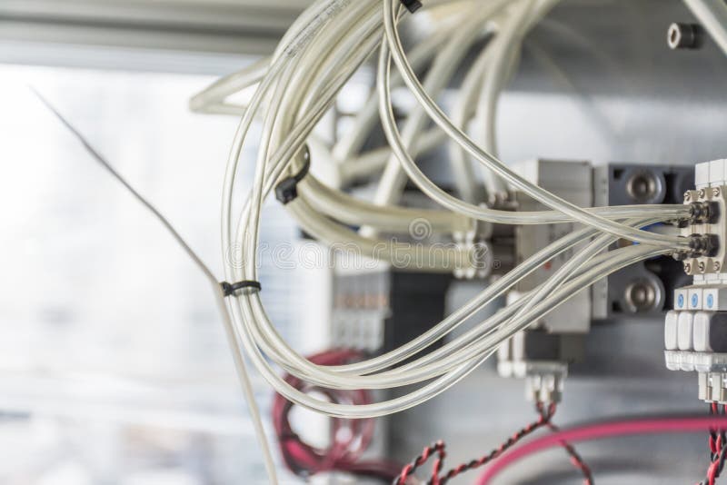 Cable Joints and Control System Pressure Stock Image - Image of ...