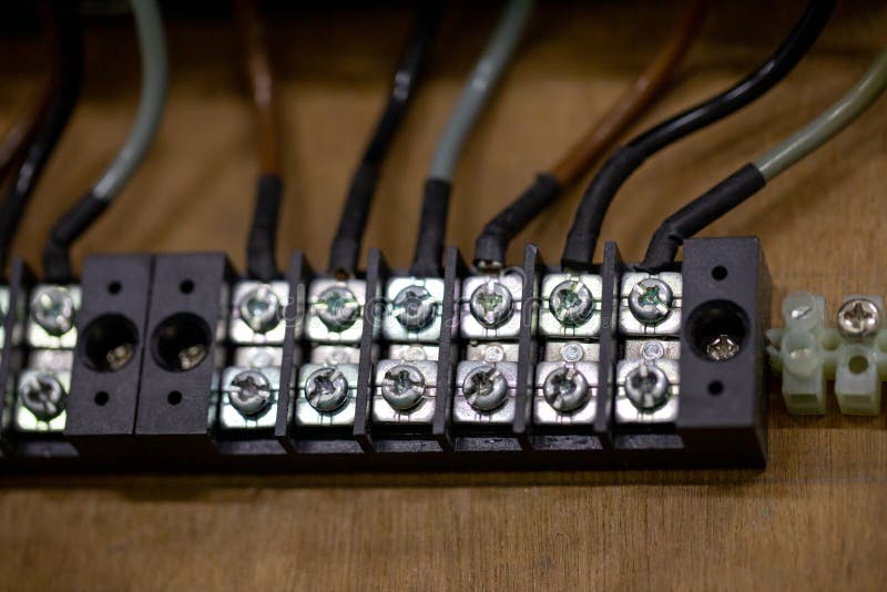 Cable jump to terminal stock photo. Image of design - 262281242