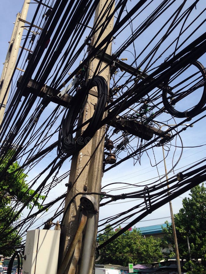 Cable line editorial photography. Image of line, electric - 42942092