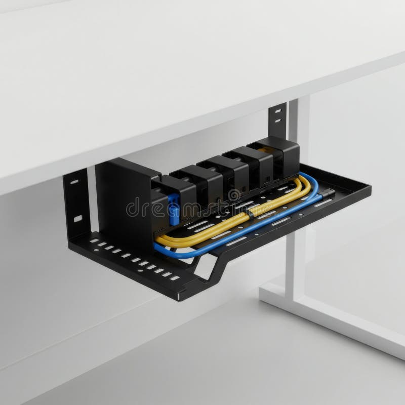 Under Desk Cable Tray Stock Photos - Free & Royalty-Free Stock Photos from Dreamstime