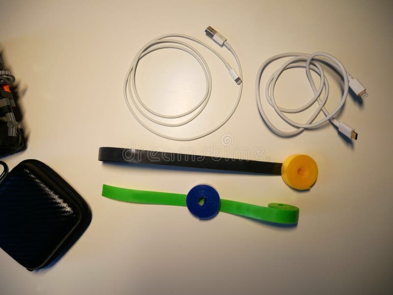 Cable Management with Wires for Equipment. Installation of ...