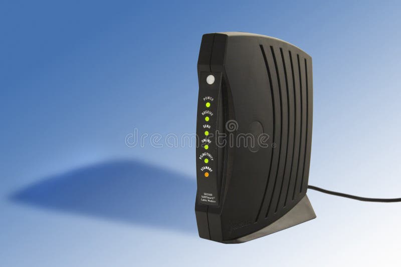 MTA cable modem stock image. Image of high, communications - 781069