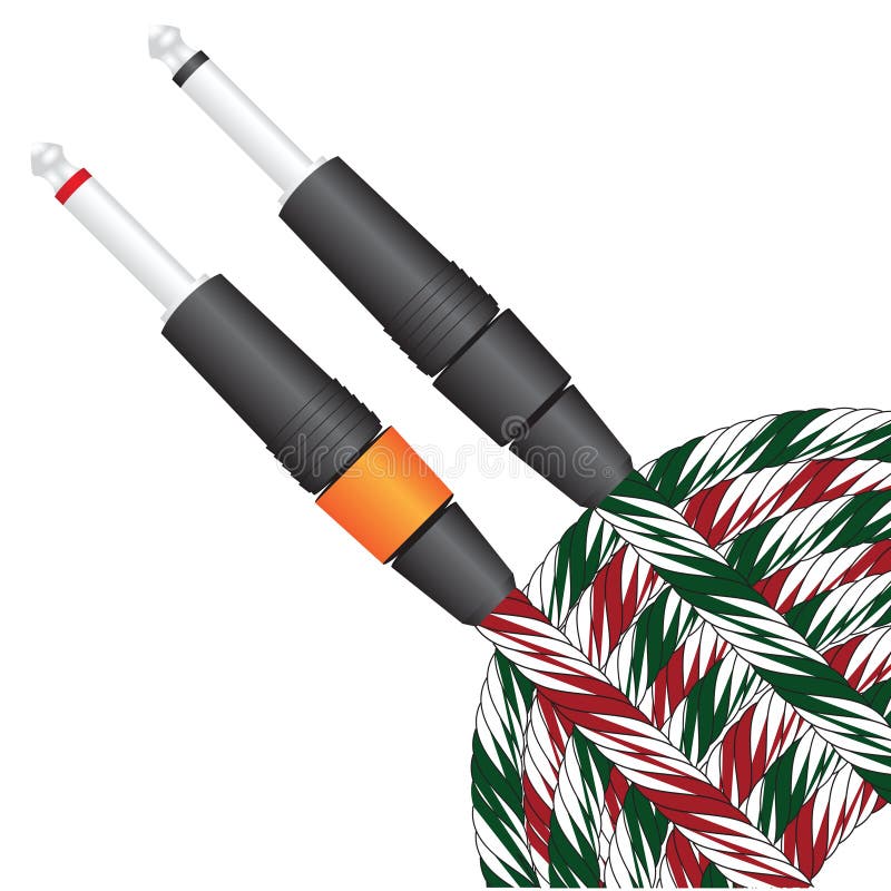 Cable for Musical Instruments Stock Vector - Illustration of industry ...