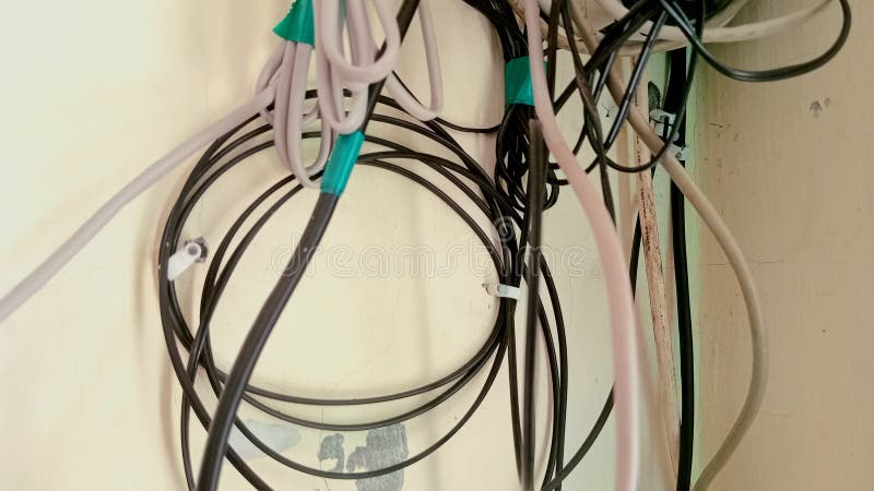 Cable Network for Internet Networks. Electronics Concept Stock Image ...