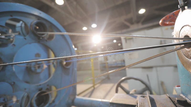 Cable Plexus Close-up, Cable Manufacturing Process in a Modern Factory ...
