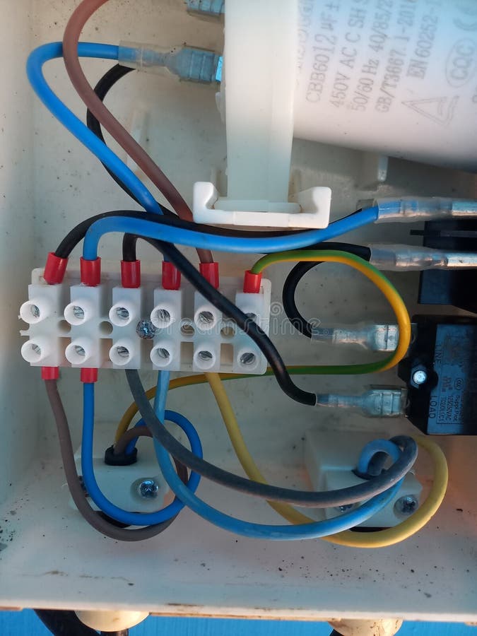 Cable of PLN the during Busi Stock Photo - Image of blue, wheel: 266505760