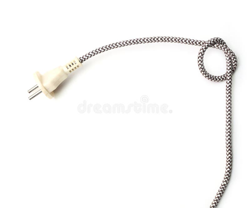 Cable and plug stock image. Image of electric, electrician - 50384031