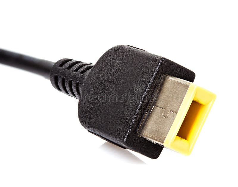 Cable Plugged Into Laptop Picture. Image: 94484405