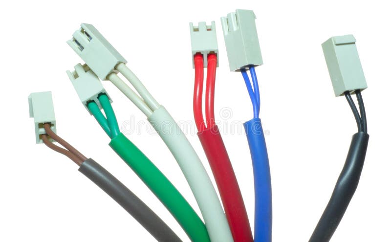 Cable with plugs stock photo. Image of connector, wire - 6674538