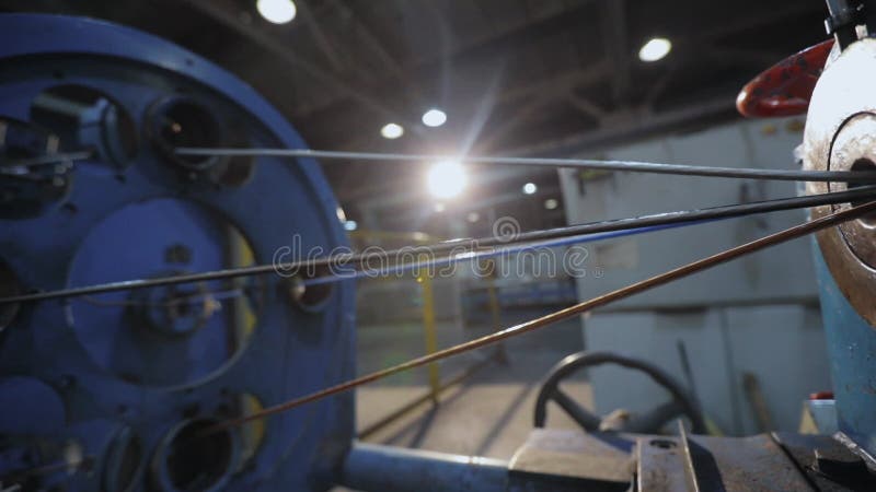 Multi-core Cable Weaving Process, Cable Production in a Modern Factory ...