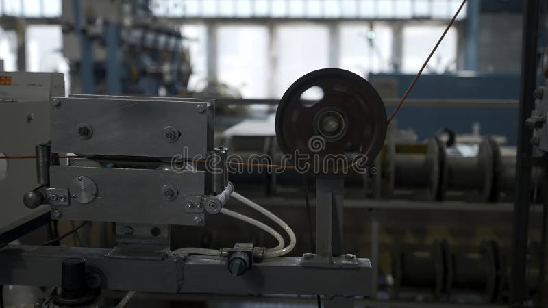 Cable Production Process, Mechanism in a Cable Factory. Creative ...