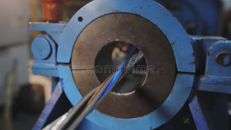 Inside the Cable Workshop, a Modern Cable Factory. Cable Twisting ...