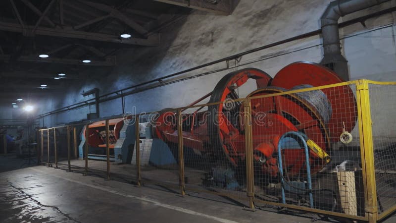 Cable Production Process, Mechanism in a Cable Factory Stock Video ...