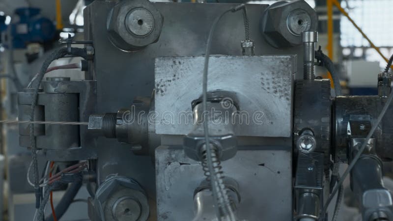 Cable Production Process, Mechanism in a Cable Factory Stock Footage ...