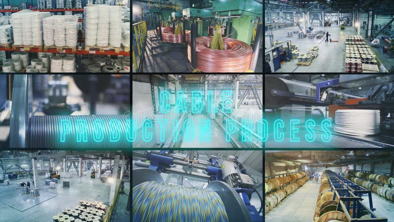 Cable Production Process Colage. Cable Production Process Text. Cable ...