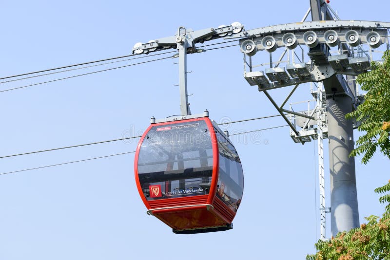 Cable railway in Wroclaw editorial photography. Image of metro - 44336557