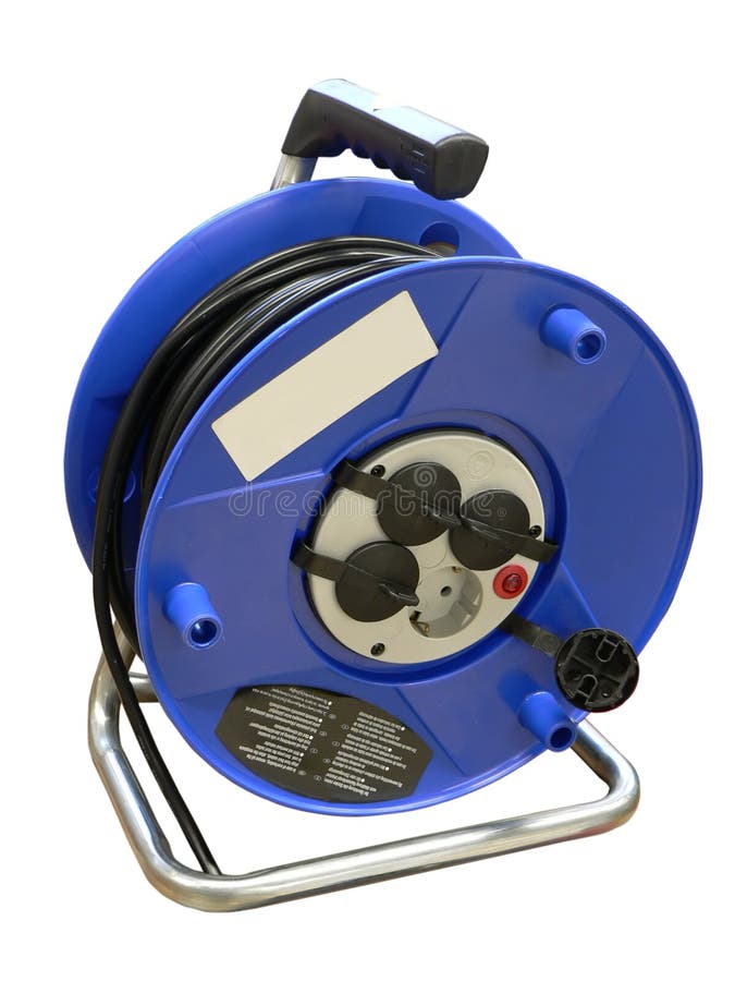 Cable reel stock photo. Image of conduct, isolated, circular - 289840