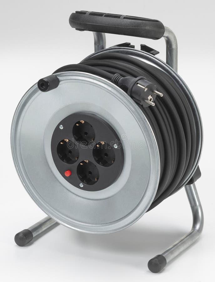 Cable reel stock photo. Image of metal, electric, connection - 179868026
