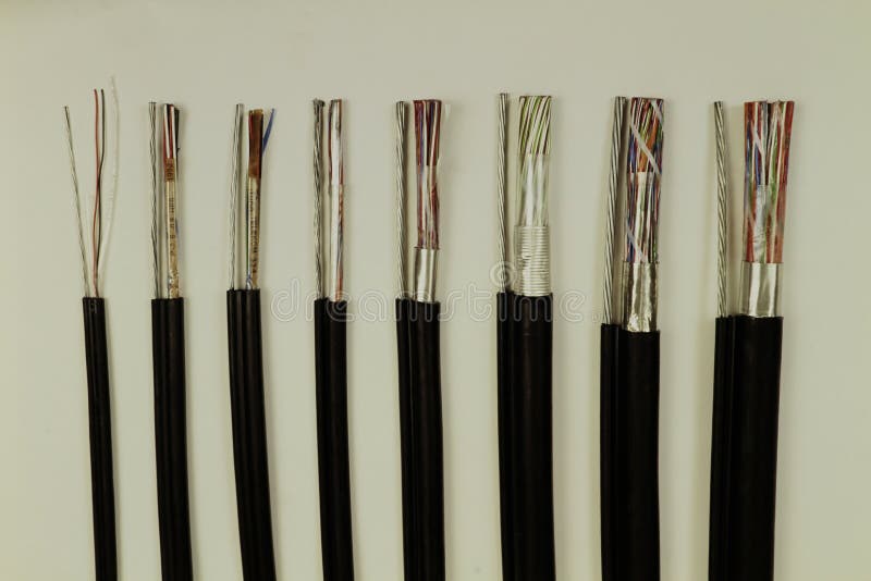 Cable Samples that Can Carry Various Electrical Currents in Different ...