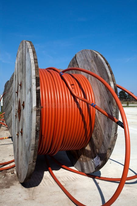 Cable spools stock photo. Image of electronic, equipment - 14135912