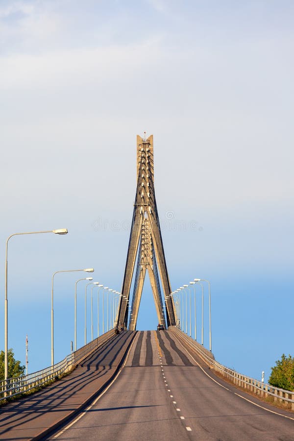 Cable-Stayed Bridge stock image. Image of tower, girder - 25263565
