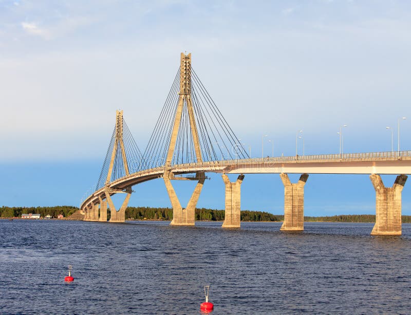 Cable-Stayed Bridge stock photo. Image of bridge, steel - 25263580