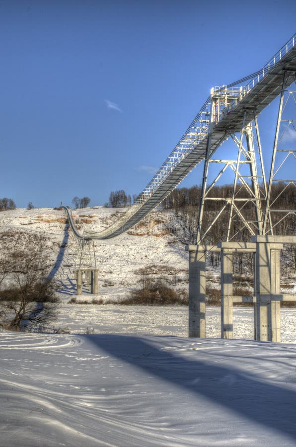 Cable-stayed bridge stock image. Image of bridge, river - 37345249