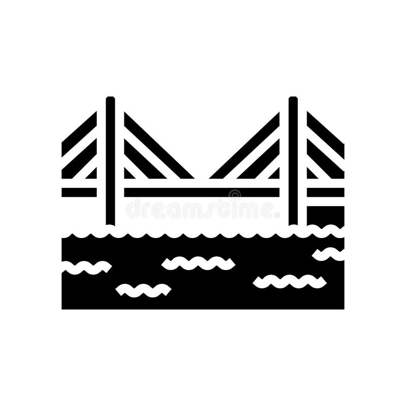 Cable Stayed Suspension Bridge Stock Illustrations – 155 Cable Stayed ...