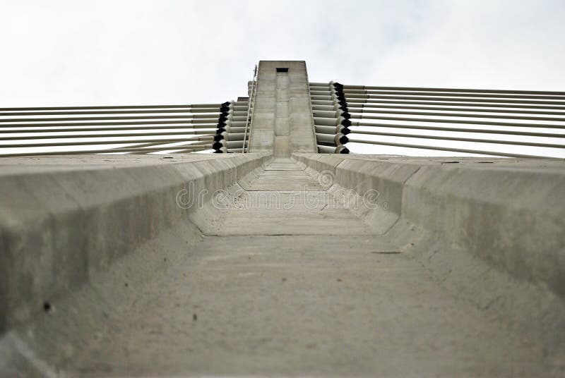 Cable-stayed bridge stock image. Image of modern, height - 76760395