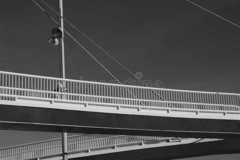 A Cable-stayed Bridge Whose Structure Consists of Two Separate ...