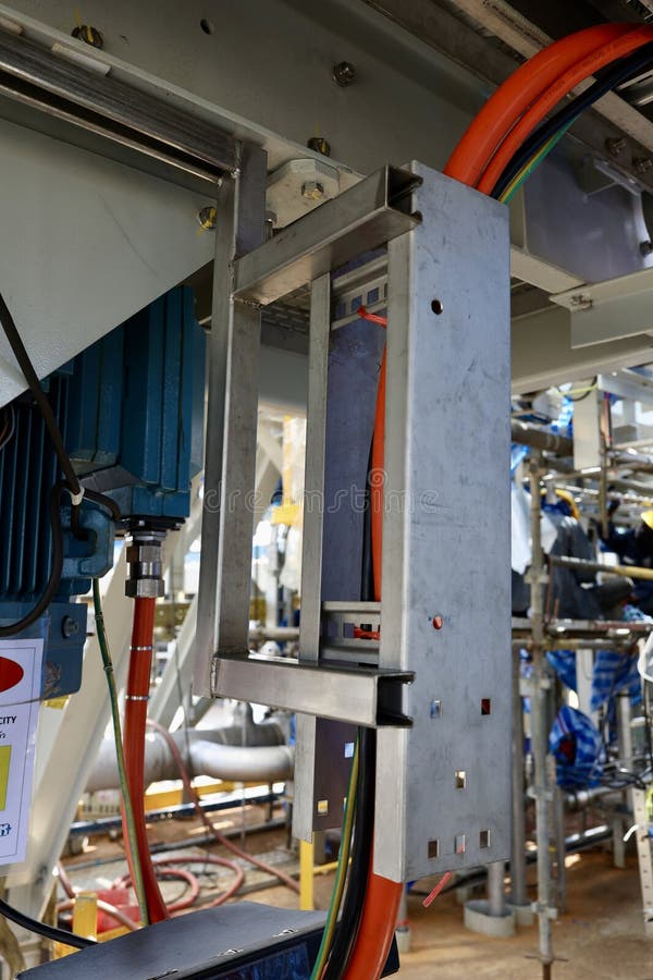 Cable Support for Electrical Work Stock Image - Image of support, room ...