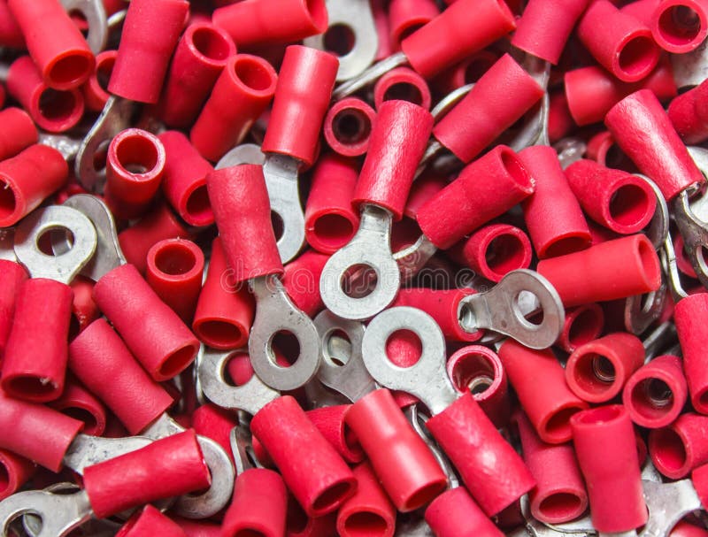 Cable terminals stock photo. Image of button, assemble - 58084142