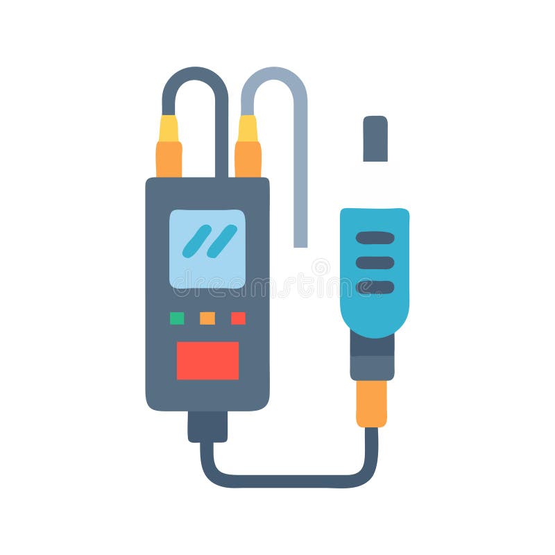 Cable Tester Device Icon stock vector. Illustration of device - 351630252