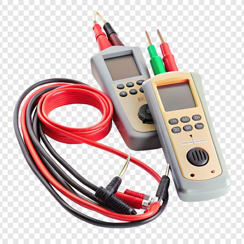 Cable Tester Isolated on Transparent Background Stock Illustration ...