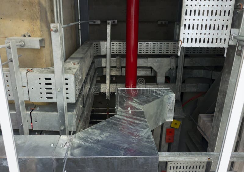 Cable Tray stock photo. Image of modern, engineering - 49052712