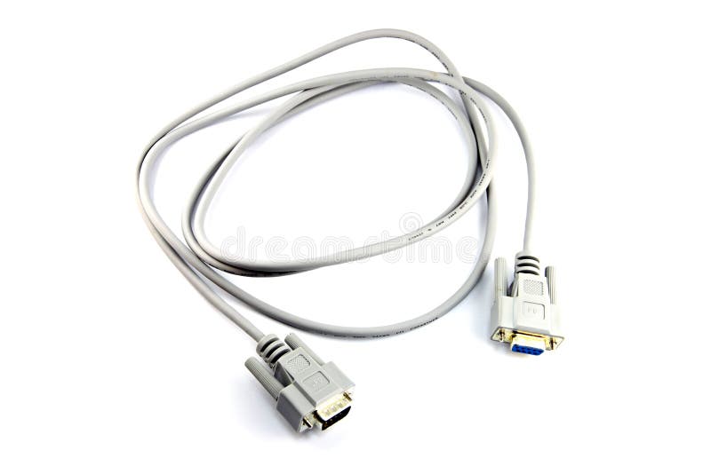 Cable Used To Connect the Printer. Stock Photo - Image of printer ...