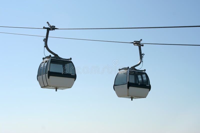 Cable-way stock photo. Image of lisbon, engineering, cabin - 4771988