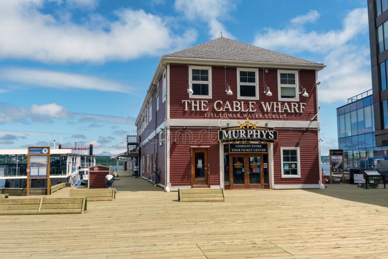 The Cable Wharf Building at Halifax Harbourfront Editorial Photography ...