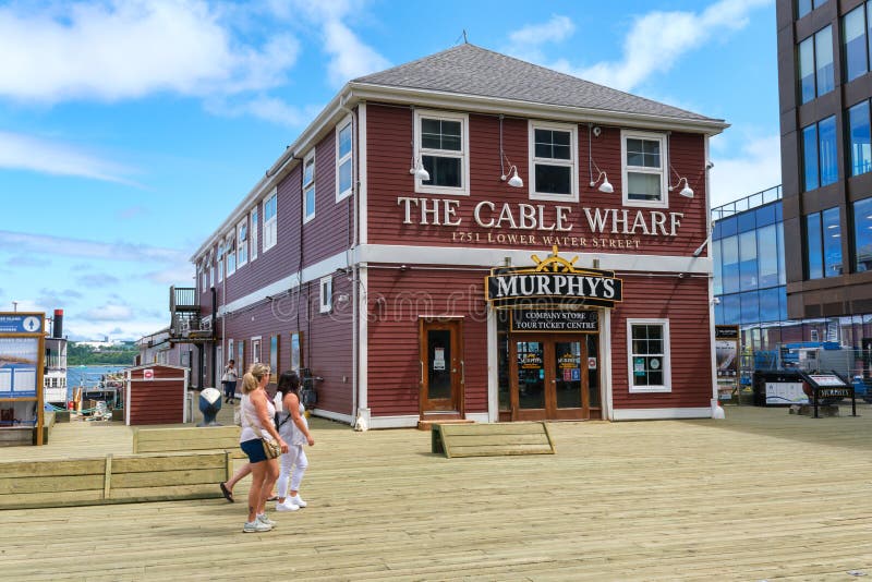 The Cable Wharf Building at Halifax Harbourfront Editorial Photo ...