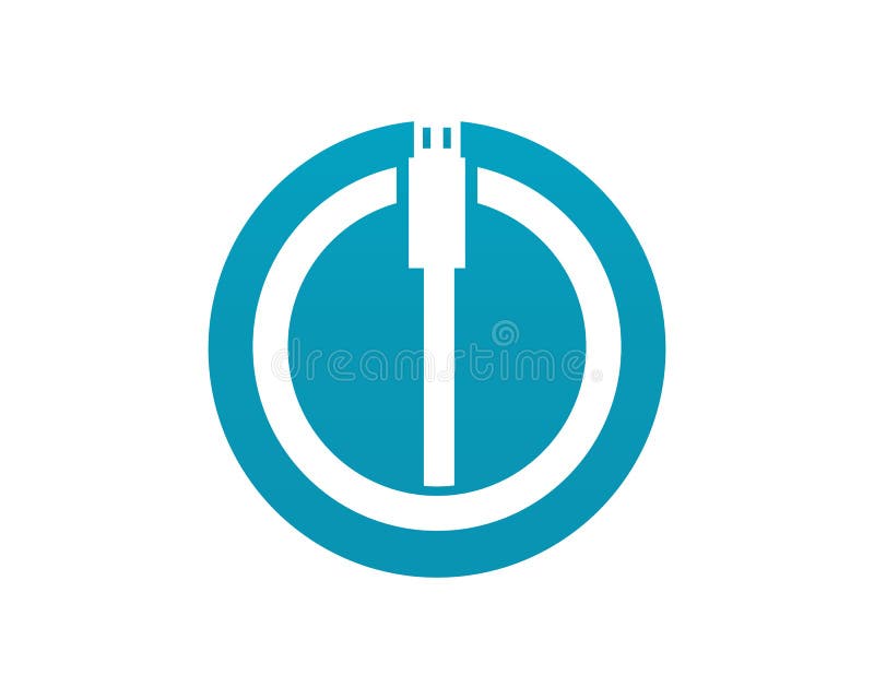 Cable Wire Computer and Plug Icons Set Stock Vector - Illustration of ...