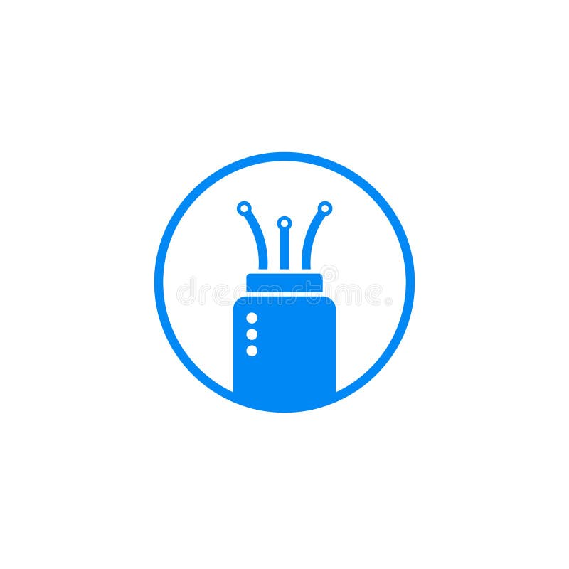Cable Wire Vector Icon. Electricity Cable Circuit Connection Wire Logo ...