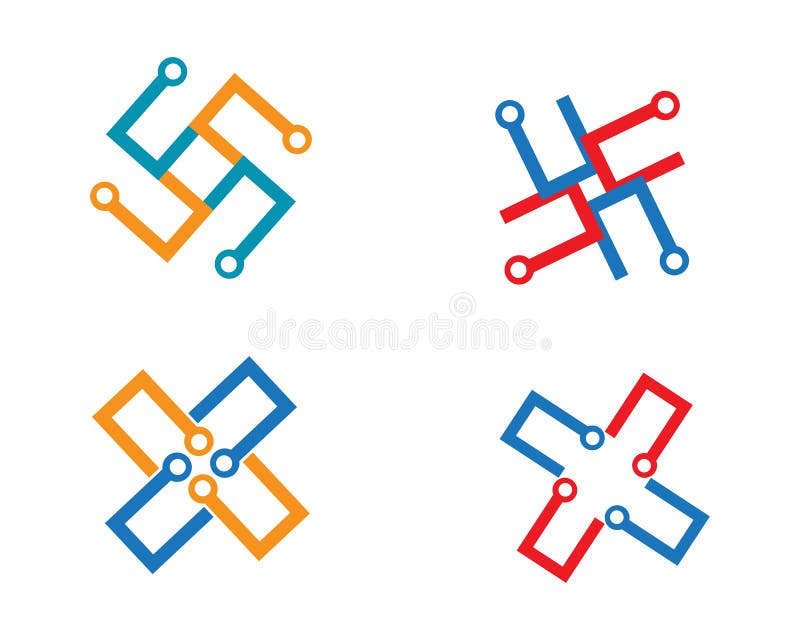 Cable, Wires, Wiring Logo Template Stock Vector - Illustration of ...