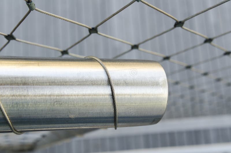 Cable wrapping railing stock photo. Image of city, boston - 75245912