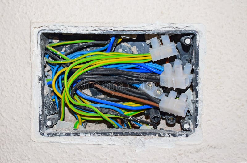 Cableado imagen de archivo. Imagen de componente, panel - 1075663