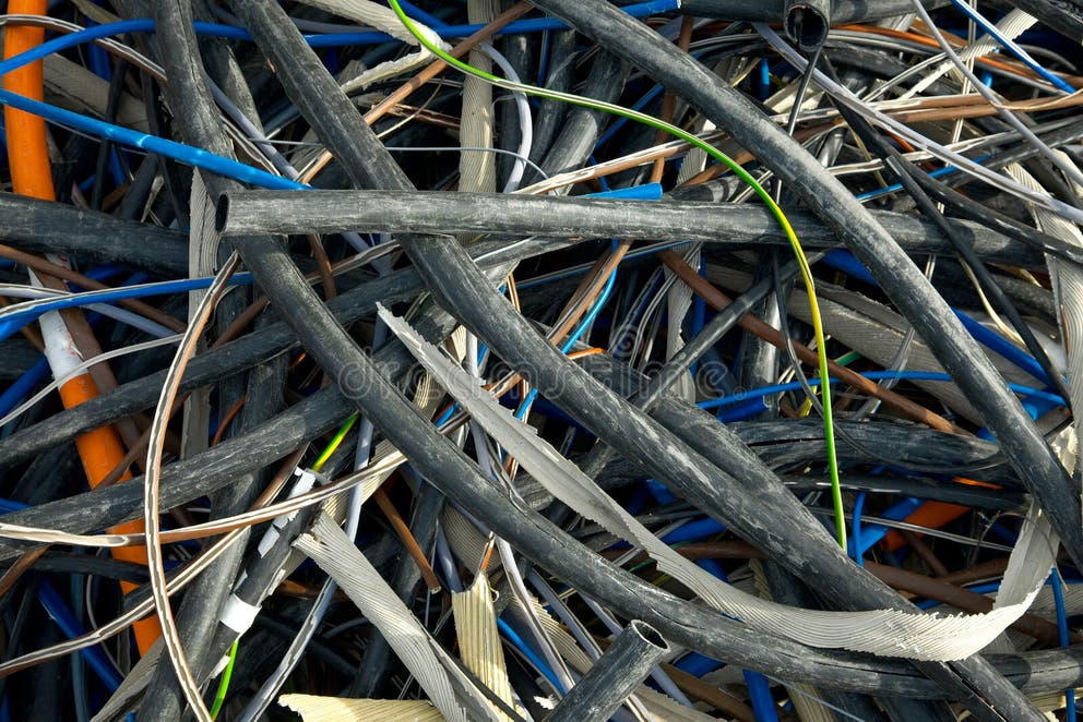 Cables stock photo. Image of junk, abandon, electric - 16140372