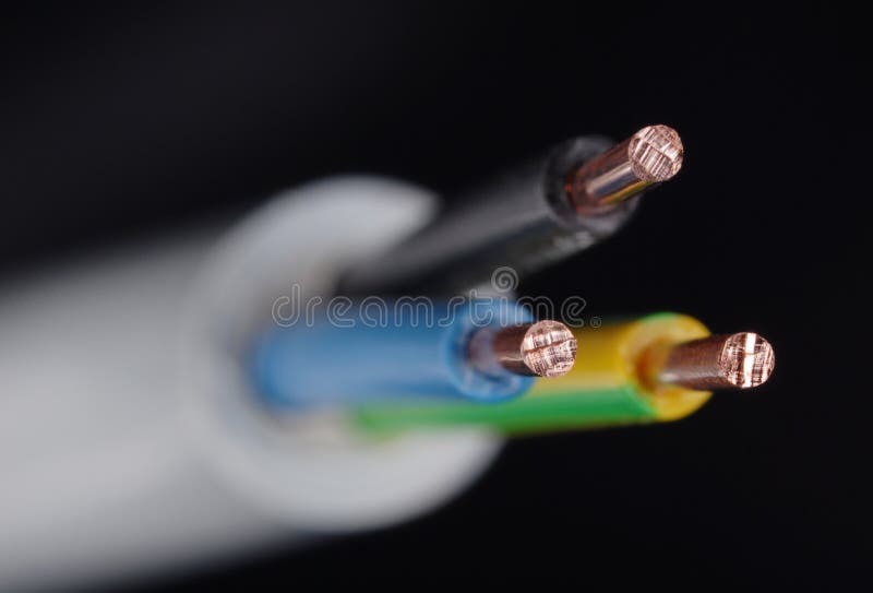 Cables stock image. Image of lace, copper, power, lead - 3109507