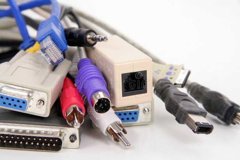 Network cables stock image. Image of communications, fast - 678545
