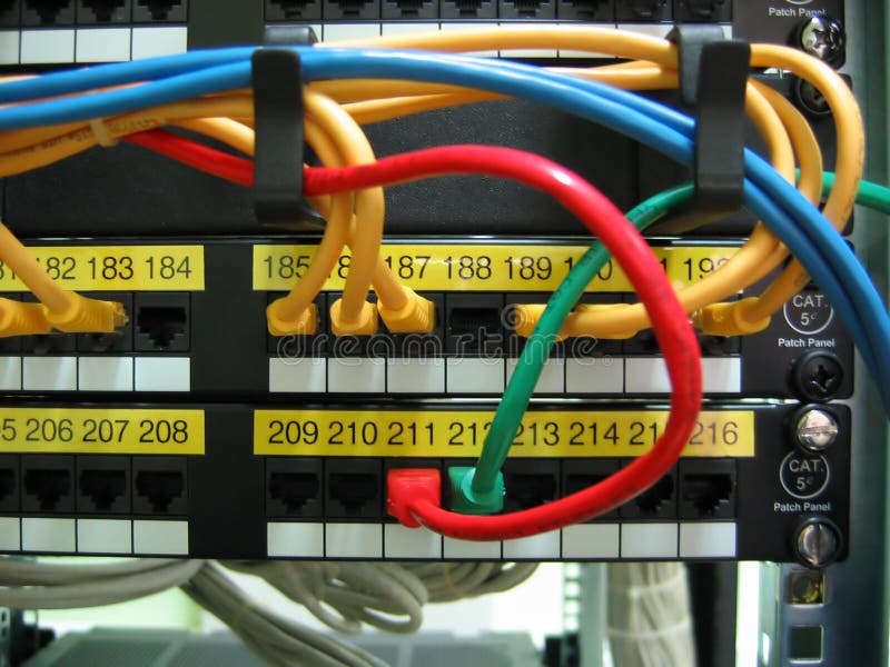 Cables stock image. Image of cabling, wire, panel, distribution - 718159