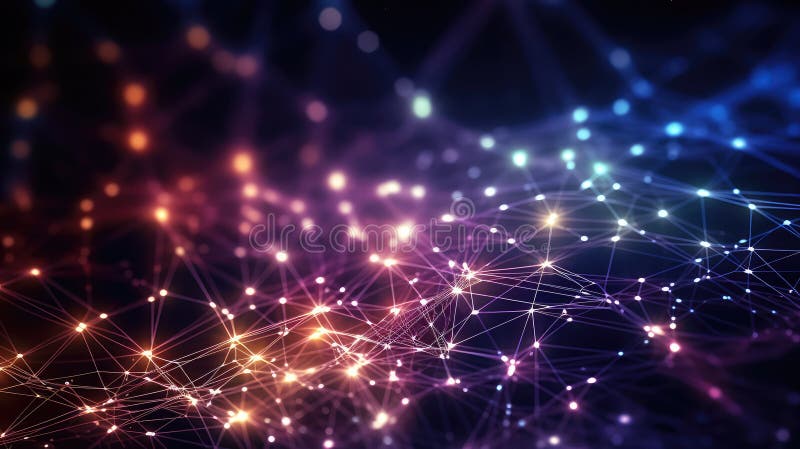 Cables data light stock illustration. Illustration of information ...